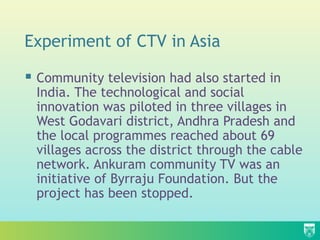 Community Television | PPTX