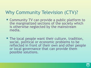 Community television | PPTX