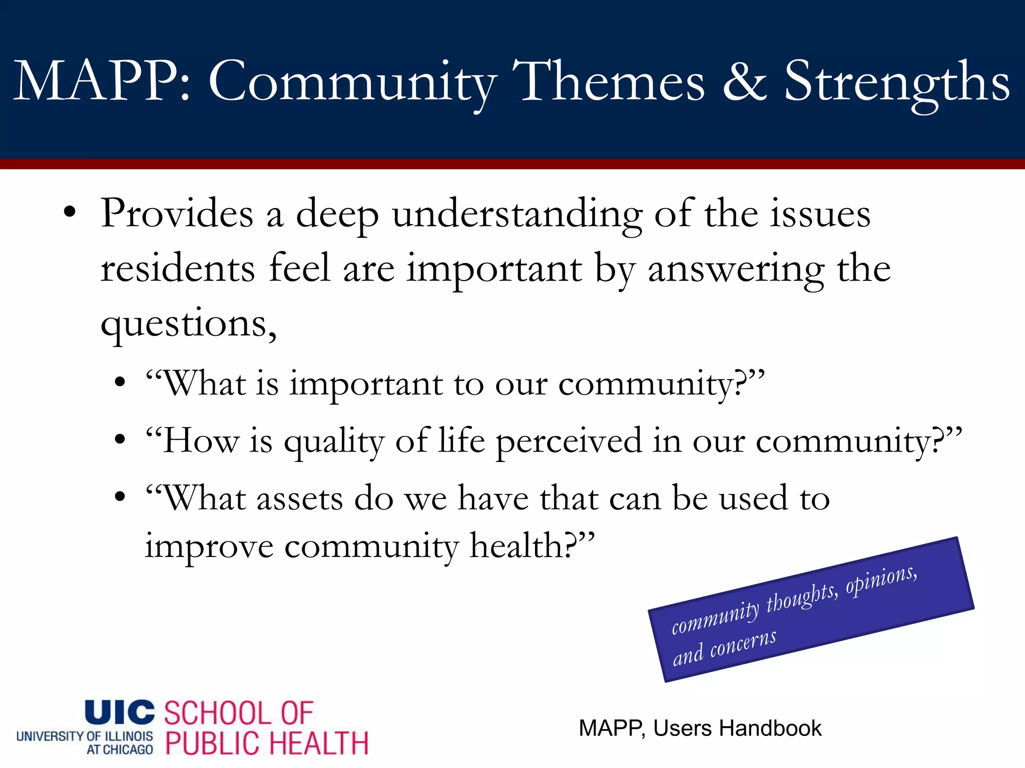 Community themes and strengths presentation dec 12 2014 | PDF