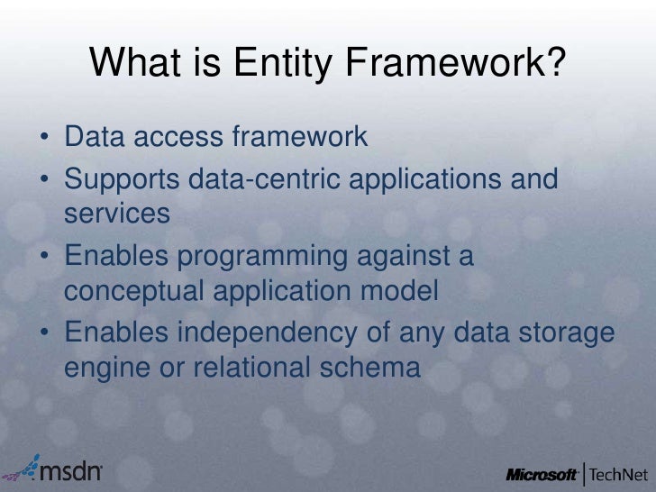 Entity Framework 4