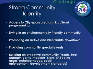 Community Values Workshop Presentation | PPT