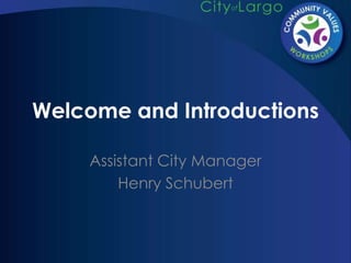 Community Values Workshop Presentation | PPT