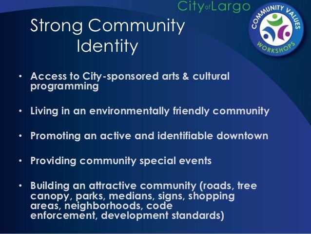 Community Values Workshop Presentation