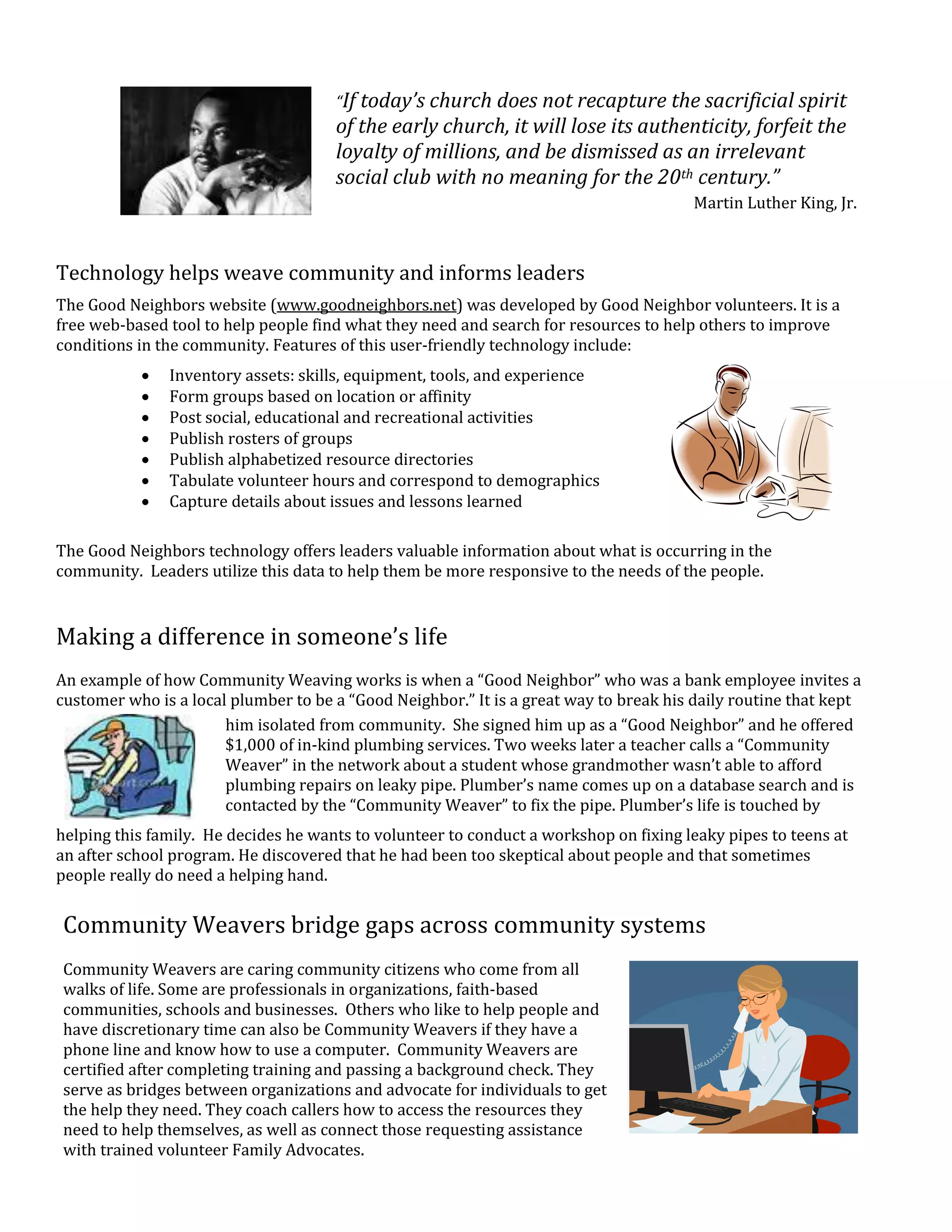 Community weaving e presentation-cfci | PDF