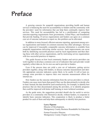 Community-wide Outcome Indicators | PDF