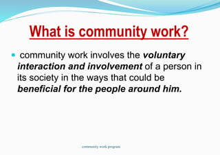 community work submission details SY BEd 2024.ppt