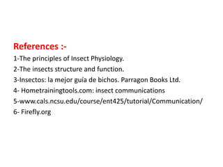 Communucation among insects | PPT