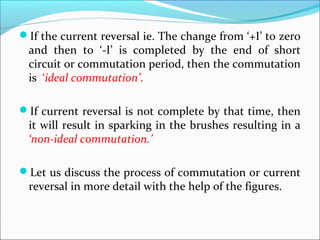 Commutation in DC Machines | PPT