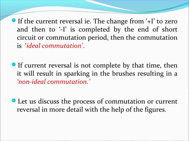 Commutation in DC Machines | PPT