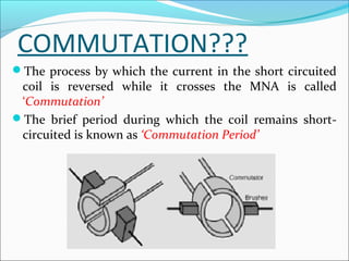 Commutation in DC Machines | PPT