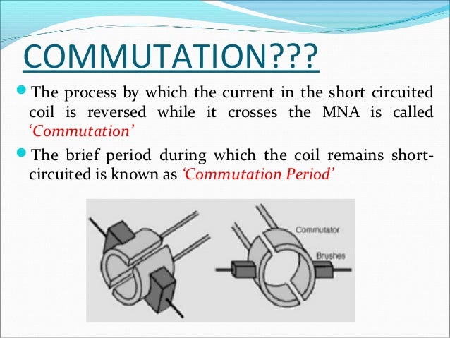 Commutation in DC Machines
