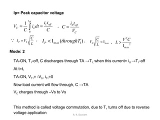 Commutation techniques in power electronics | PPT
