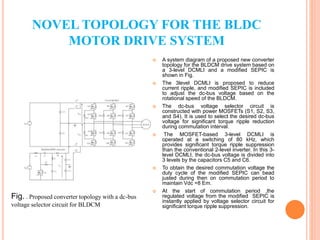 Commutation torque ripple in bldc by sepic and npc | PPT