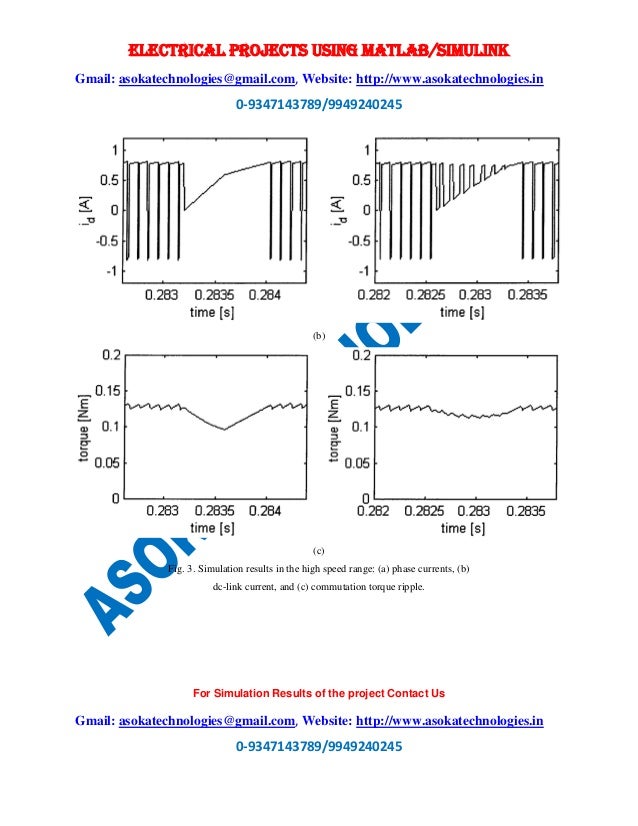 Commutation Torque Ripple Reduction In Brushless Dc Motor Drive Using A Single Dc Current Sensor