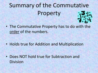 Commutative And Associative Properties | PPTX