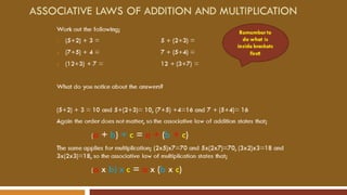 Commutative law | PPT