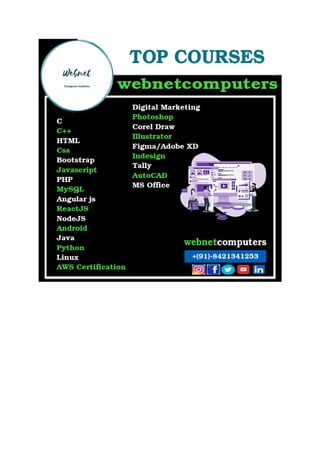 Computer Training Institute In Nagpur | PDF