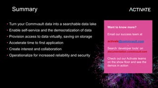 Activating your Data, with a Faster Path to Results - Aaron Murphy ...