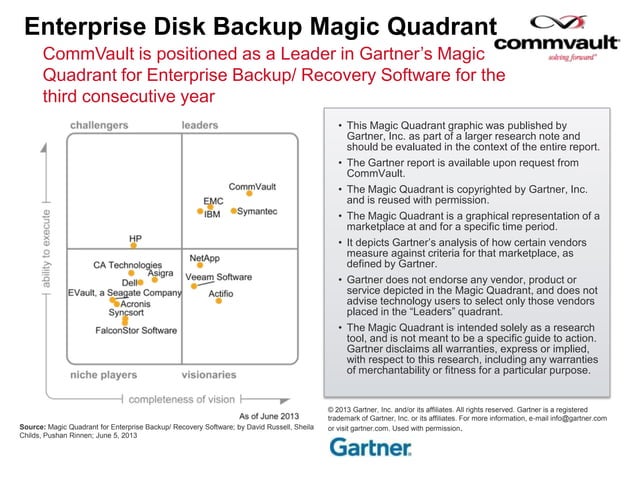 CommVault Intro SureSkills Simpana 10 Event 2013 | PPTX