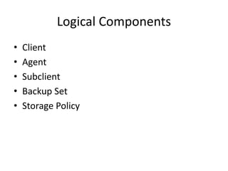 Commvault Presentation | PPTX