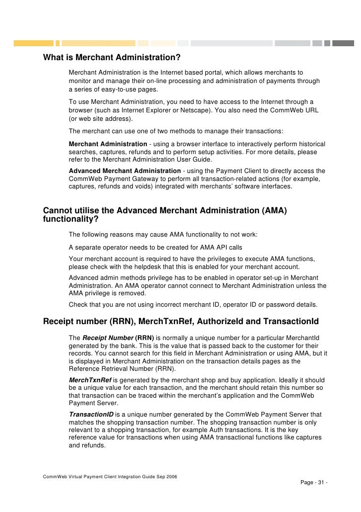 Comm Web Virtual Payment Client