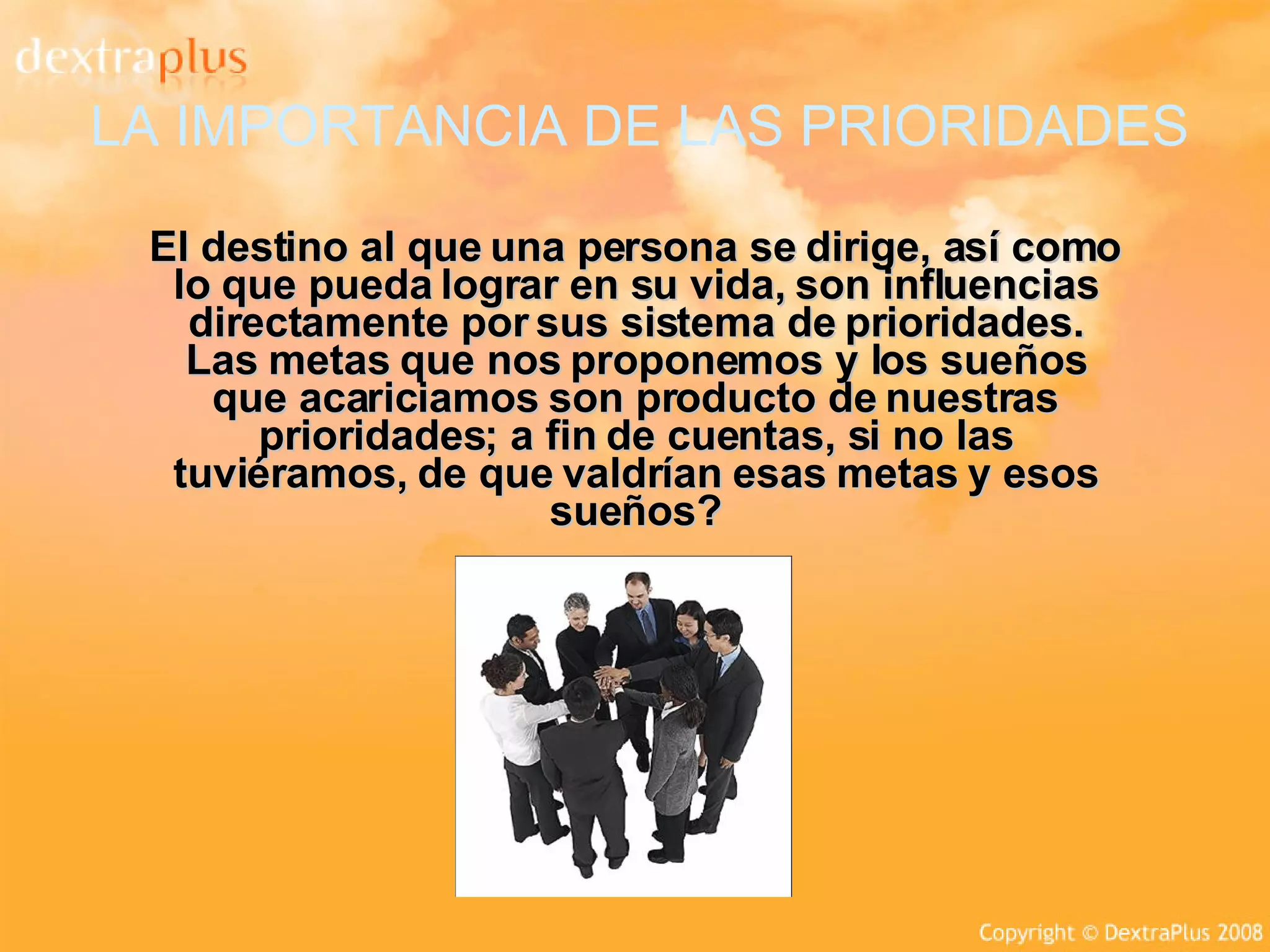 Como Establecer Un Orden Correcto De Prioridades! | PPT