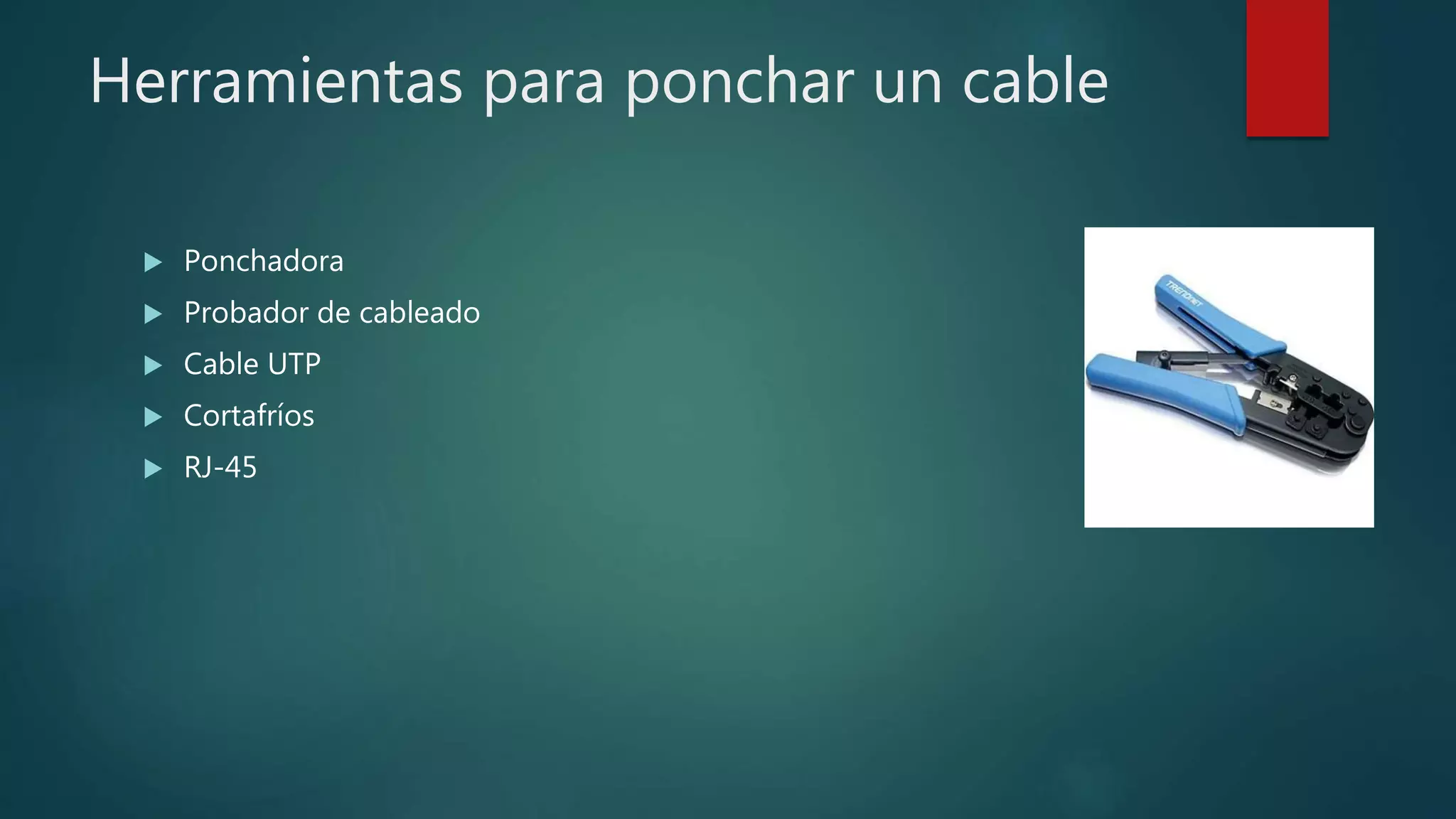 Como ponchar-un-cable UTP | PPTX