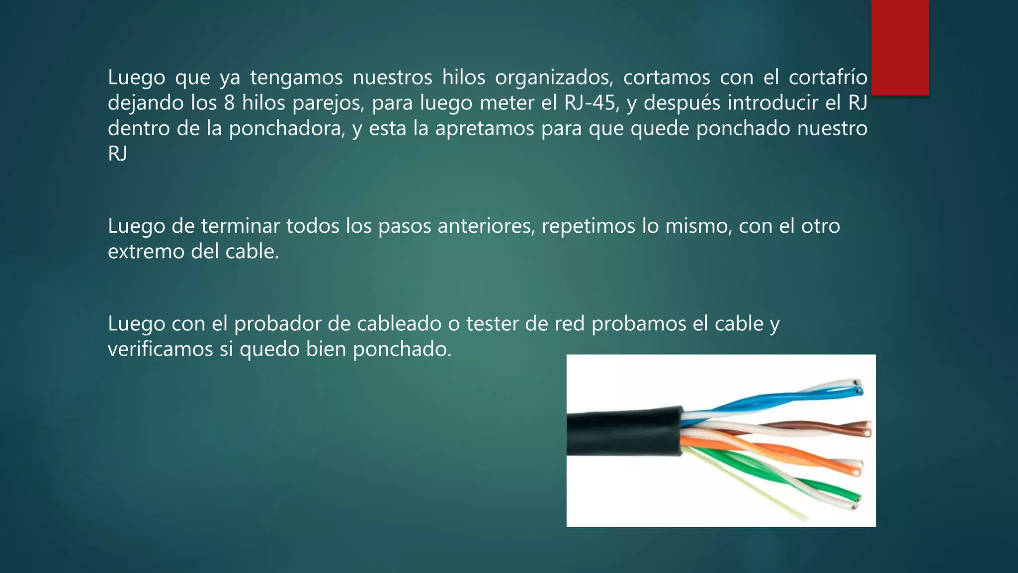 Como ponchar-un-cable UTP | PPTX