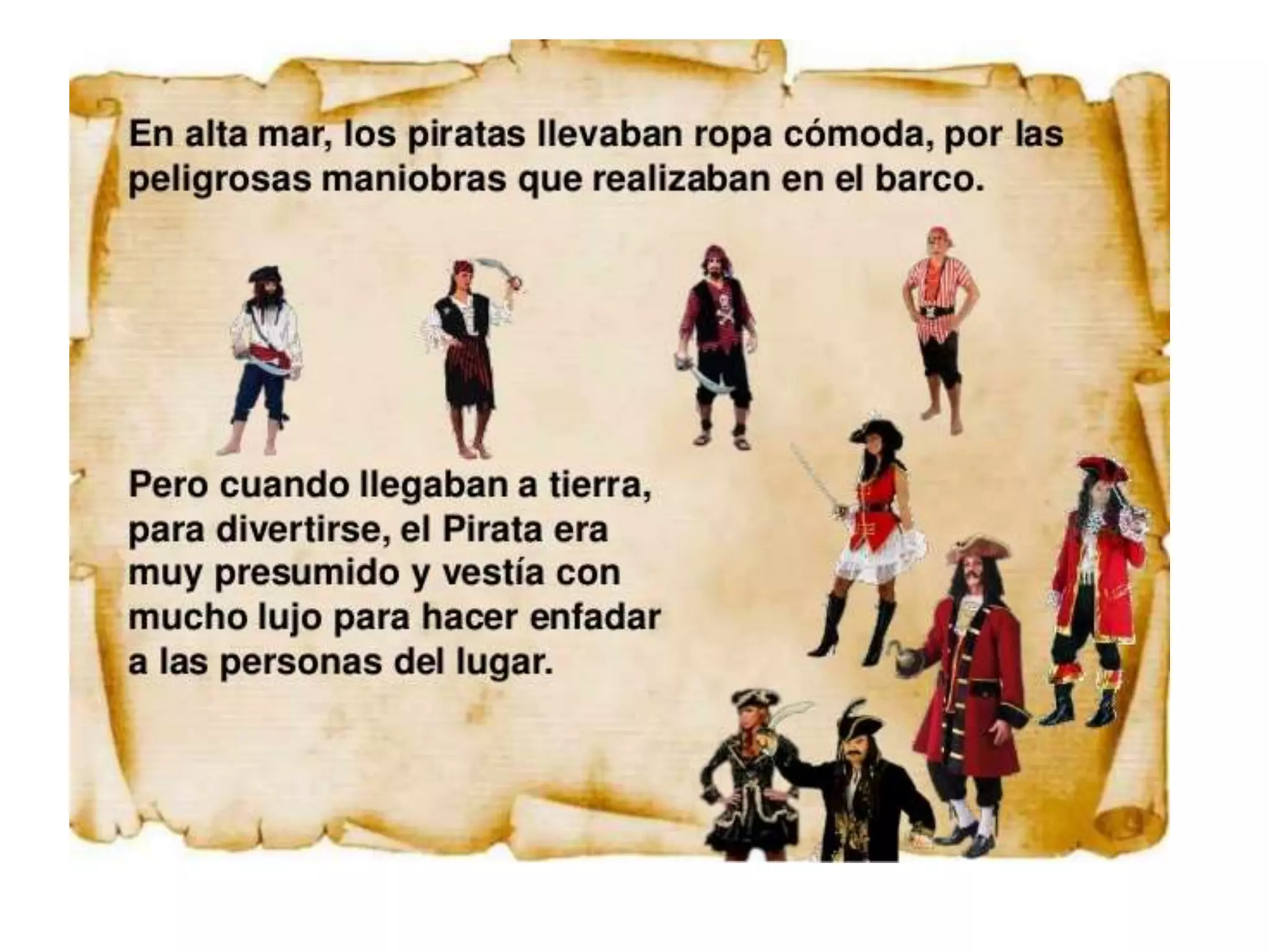 Como se visten los piratas | PPTX