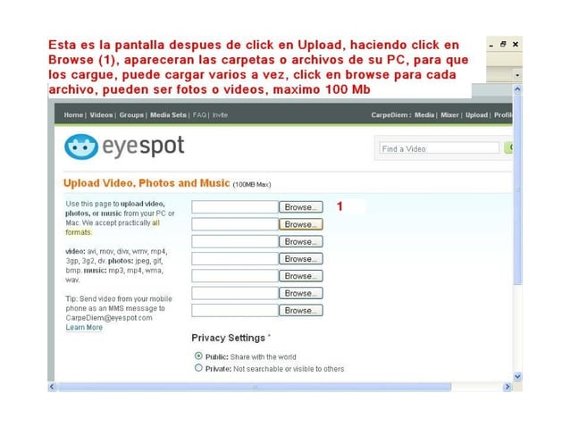 Como usar Eyespot | PPT