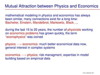 Econophysics I: Basic Concepts - Thomas Guhr | PDF