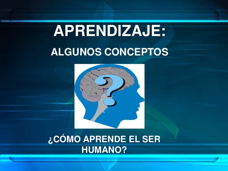 ¿Como Aprende El Ser Humano ¿Como Aprende El Ser Humano