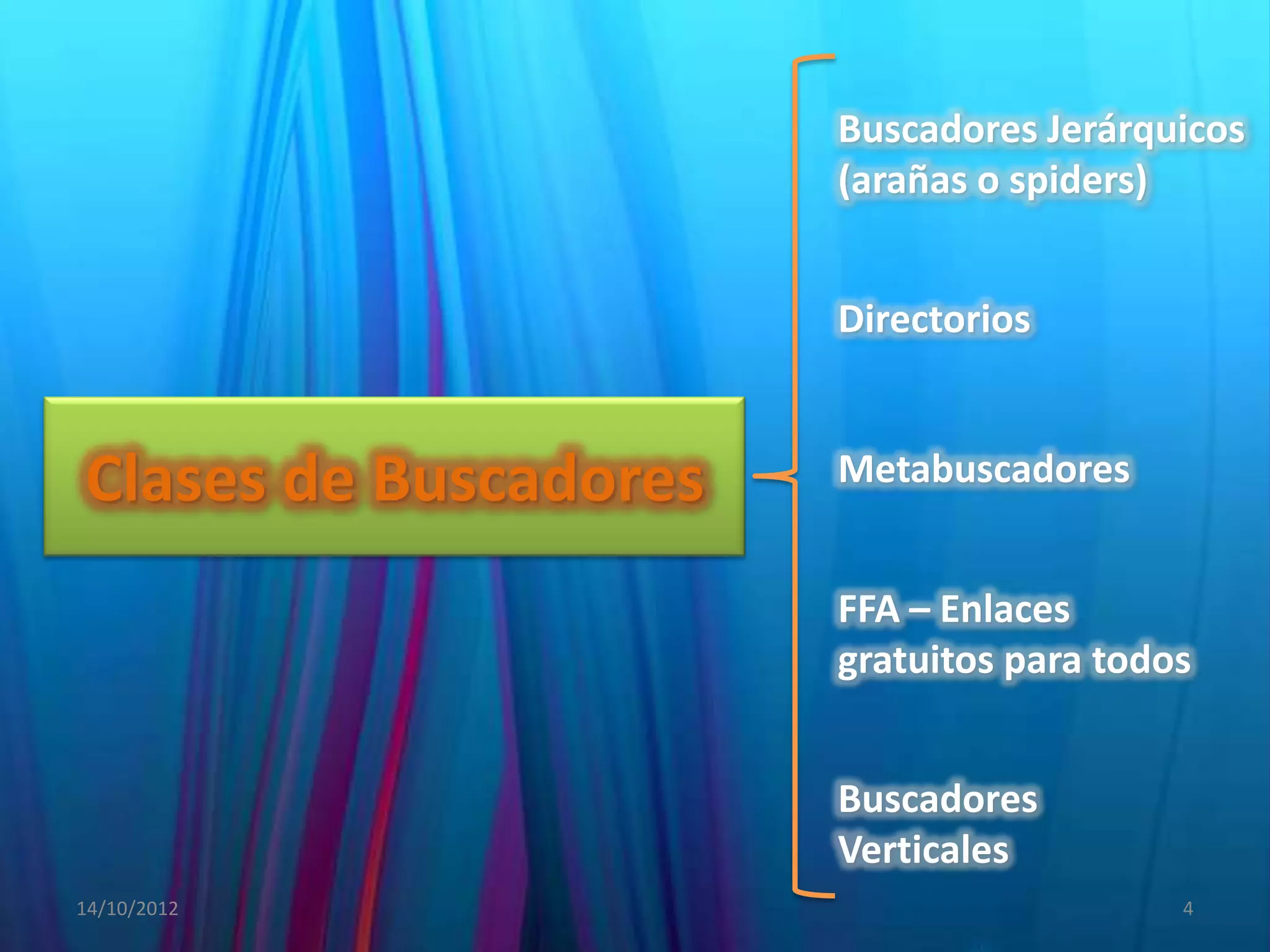 Tipos de buscadores y como buscar en ellos | PPTX