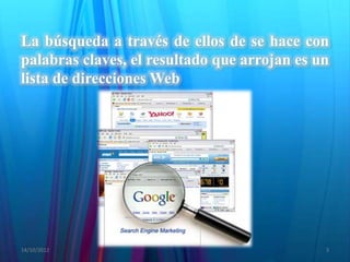 Tipos de buscadores y como buscar en ellos | PPTX