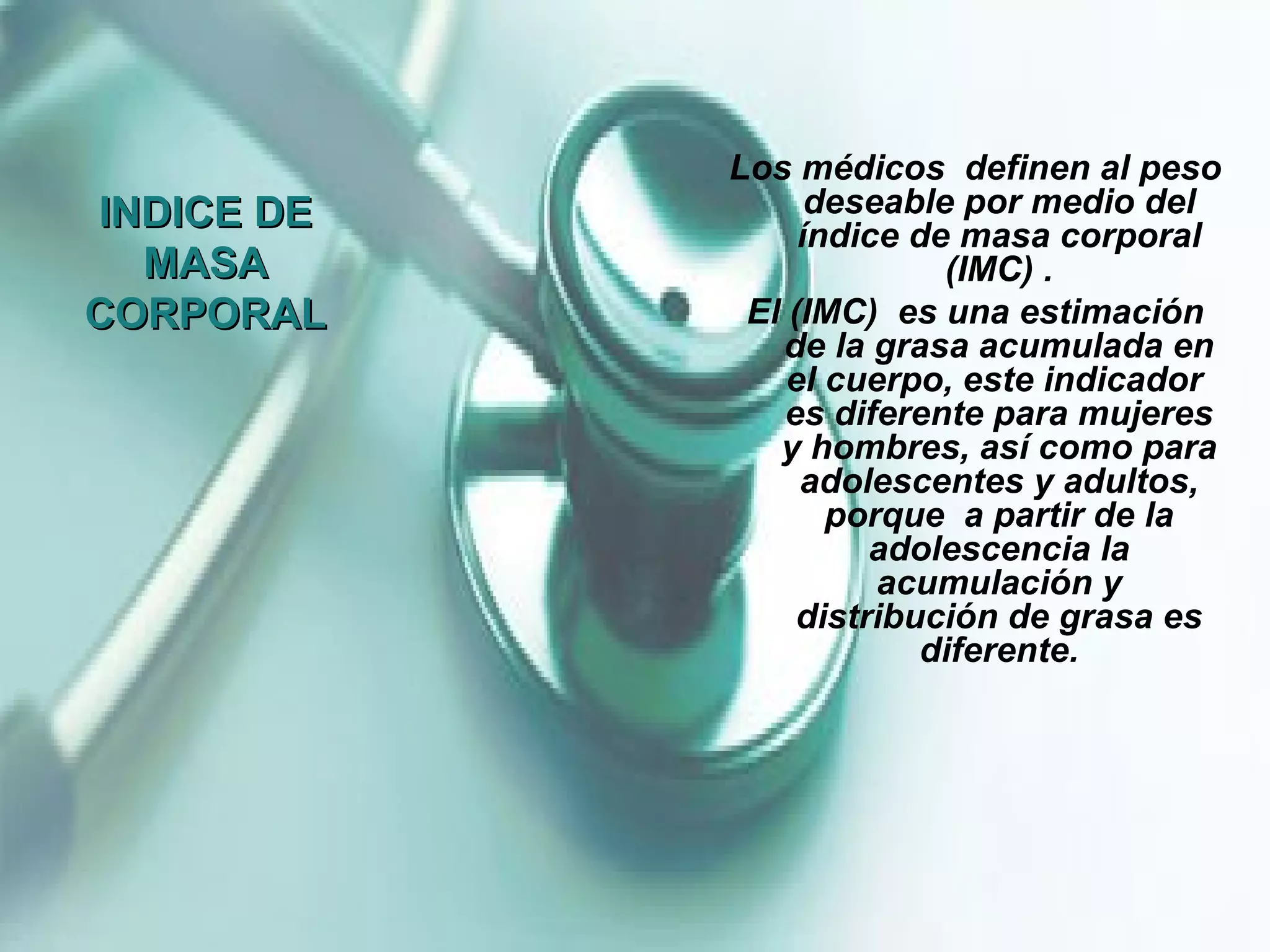 Como Calcular El Imc | PPS | Nutrition | Healthy Living