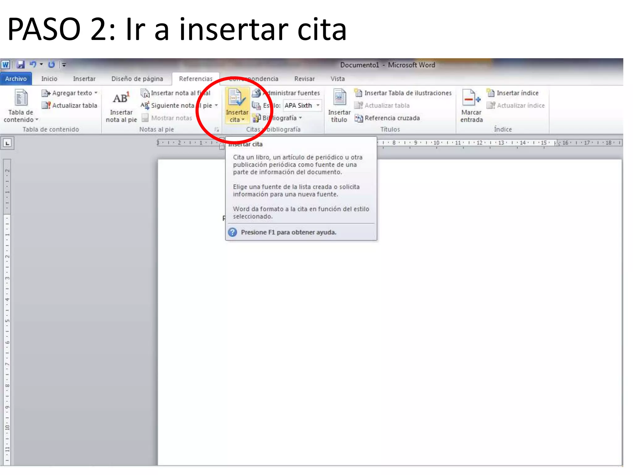 Como Citar Con Norma Apa 6 Edición En Microsoft Word Ppt