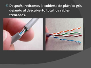 Elaboracion del Cable Cruzado de Red | PPT