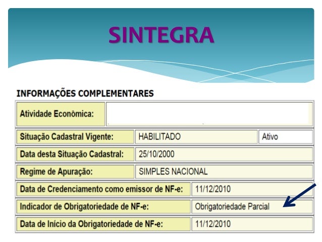 Como consultar sintegra