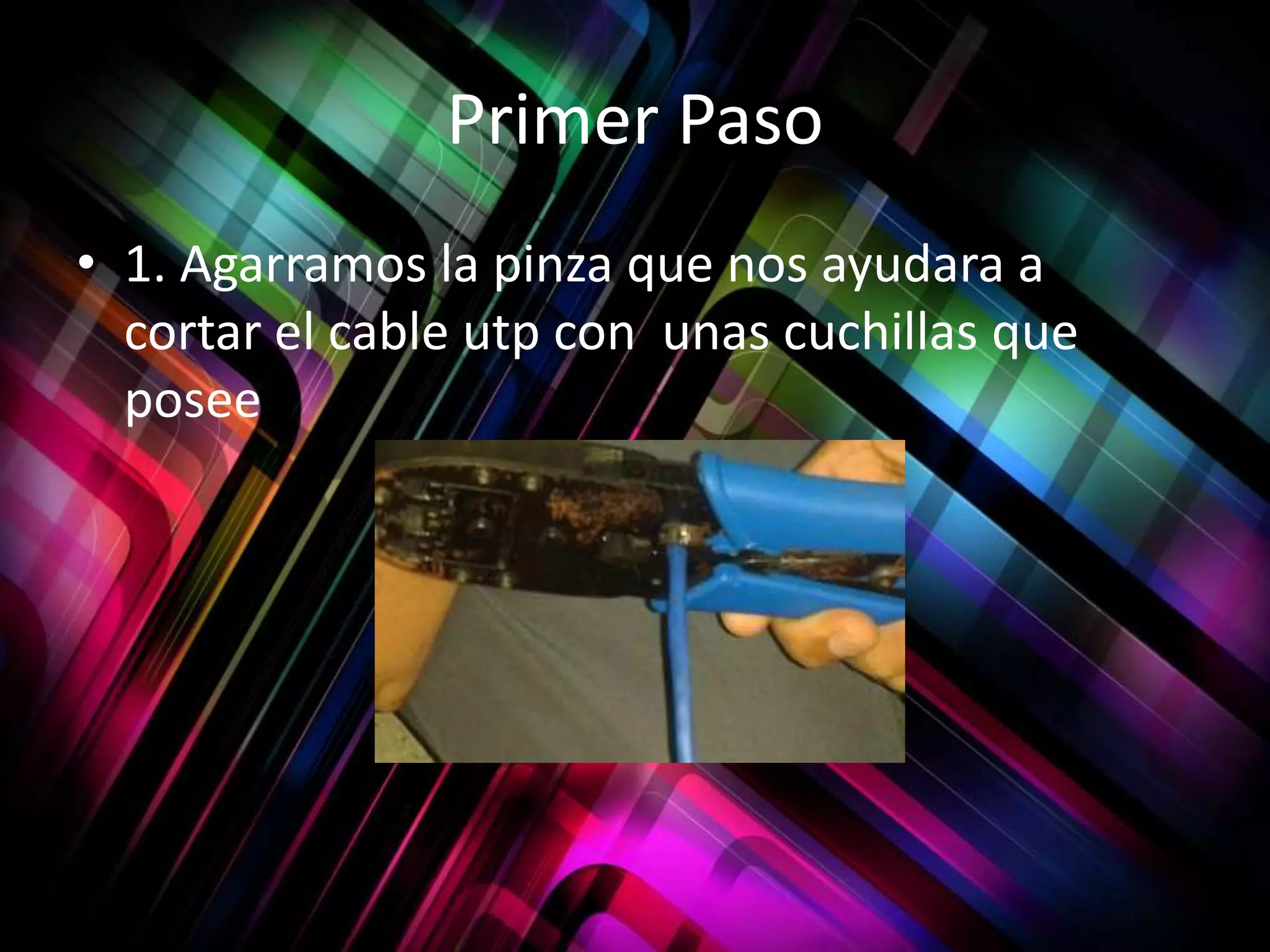 Como cortar un cable utp | PPT
