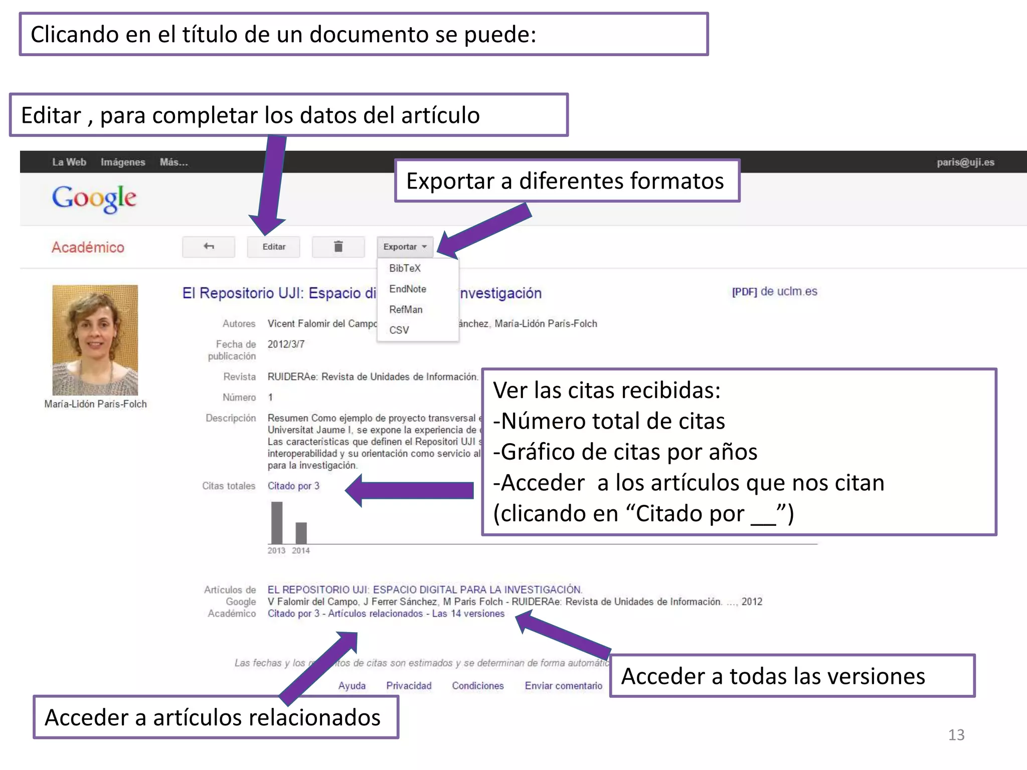 Cómo crear tu perfil en google académico | PPTX
