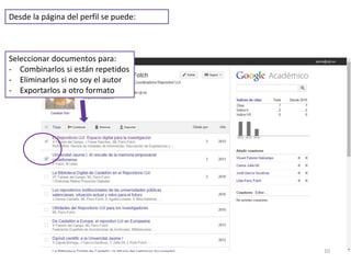 Cómo crear tu perfil en google académico | PPTX