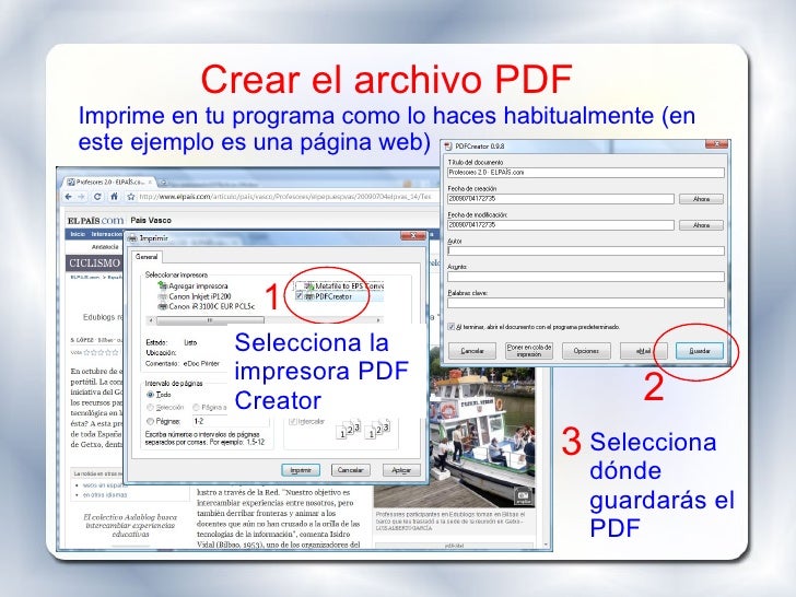 Como Crear Un PDF A Partir De Cualquier Documento Con PDF Creator