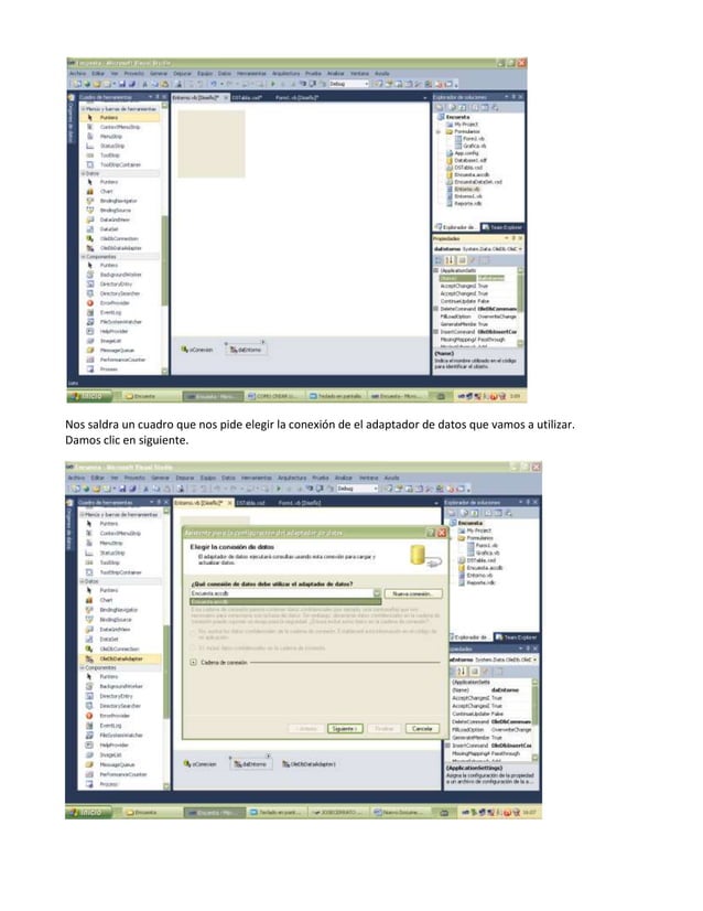 Como crear un proyecto en visual Studio 2010 | PDF