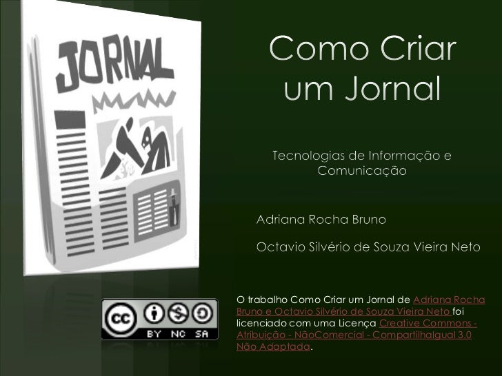 Como Criar um Jornal