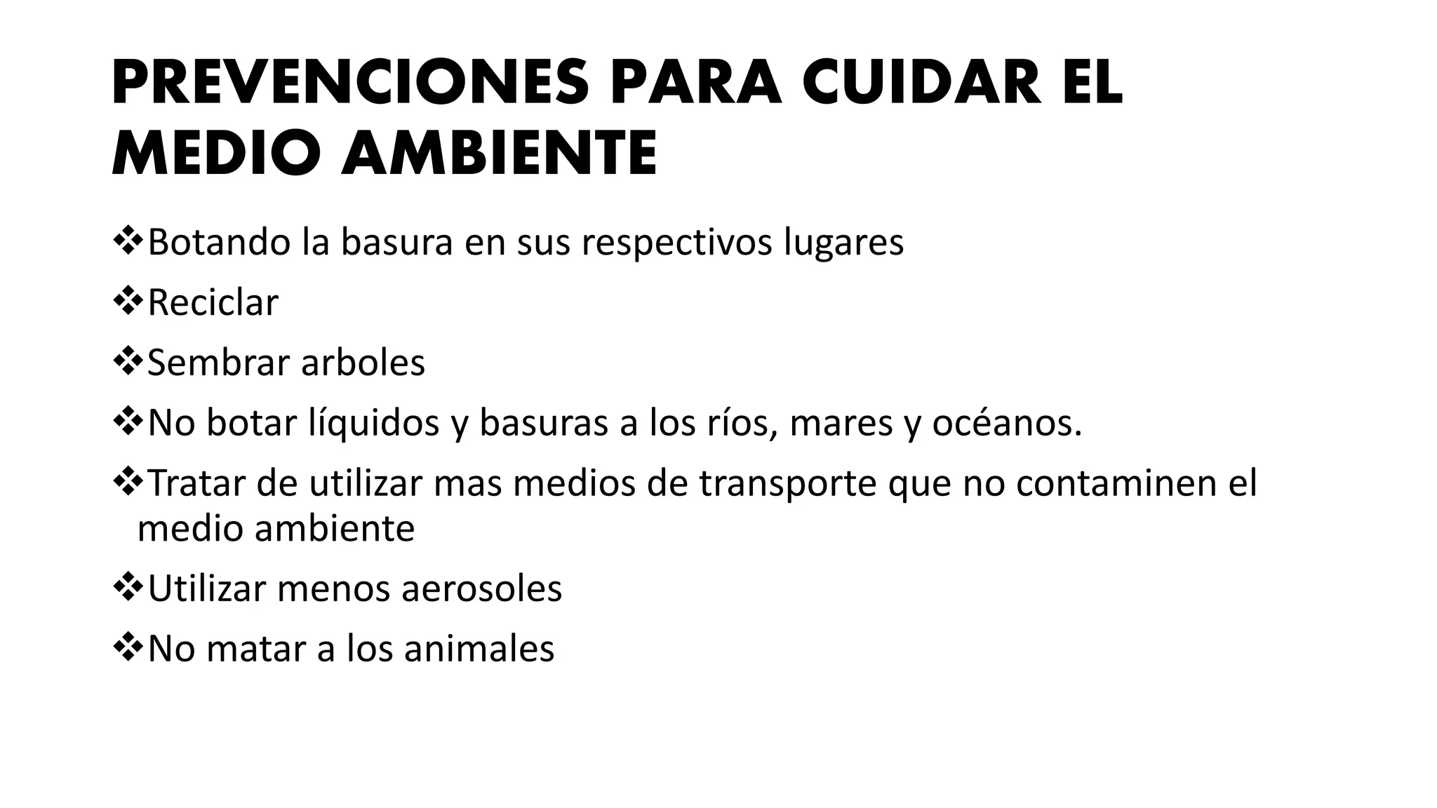 Como cuidar el medio ambiente | PPT
