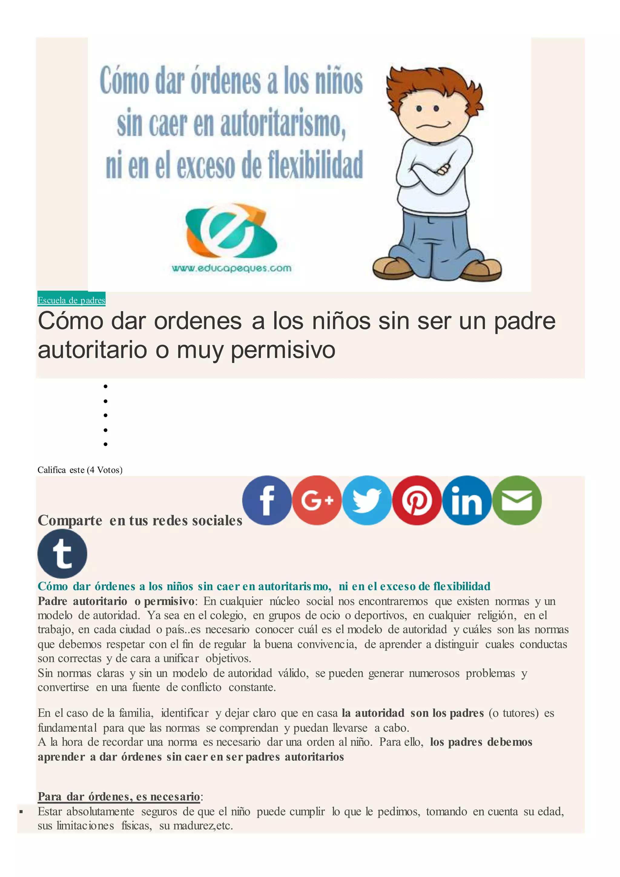 Como dar ordenes | DOCX