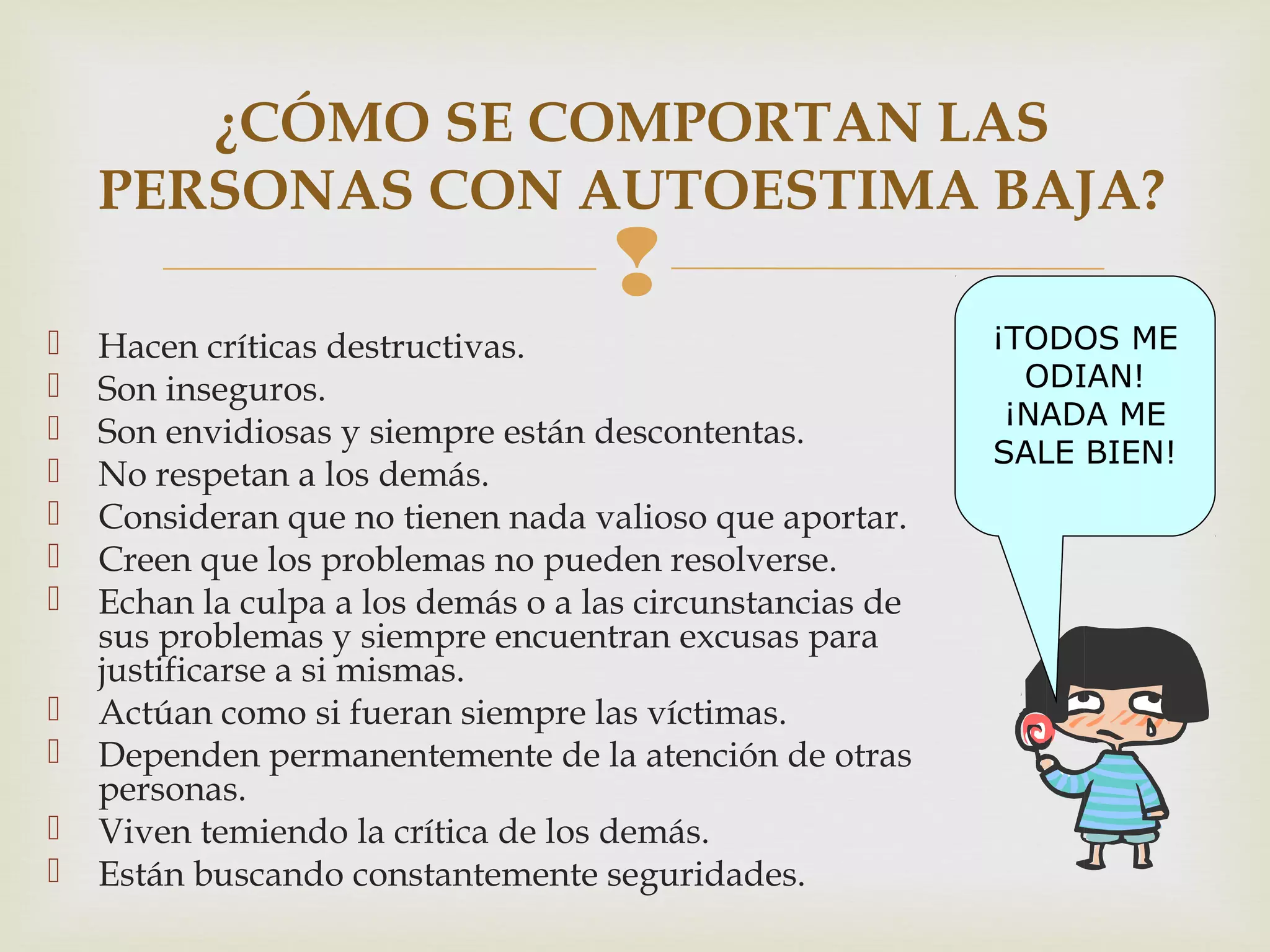 ¿Cómo desarrollar la autoestima? | PPT | Parenting Children Aged 4-11 ...