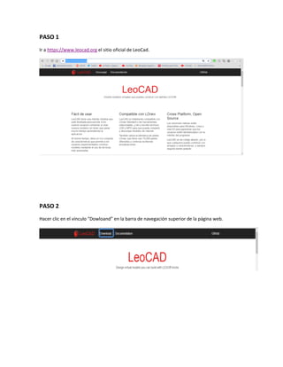 Cómo descargar e instalar LeoCad | PDF