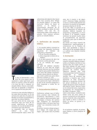 como dirigir un Estudio Biblico en 5 pasos | PDF