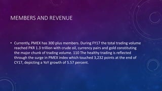 Commodities Market in Pakistan | PPT